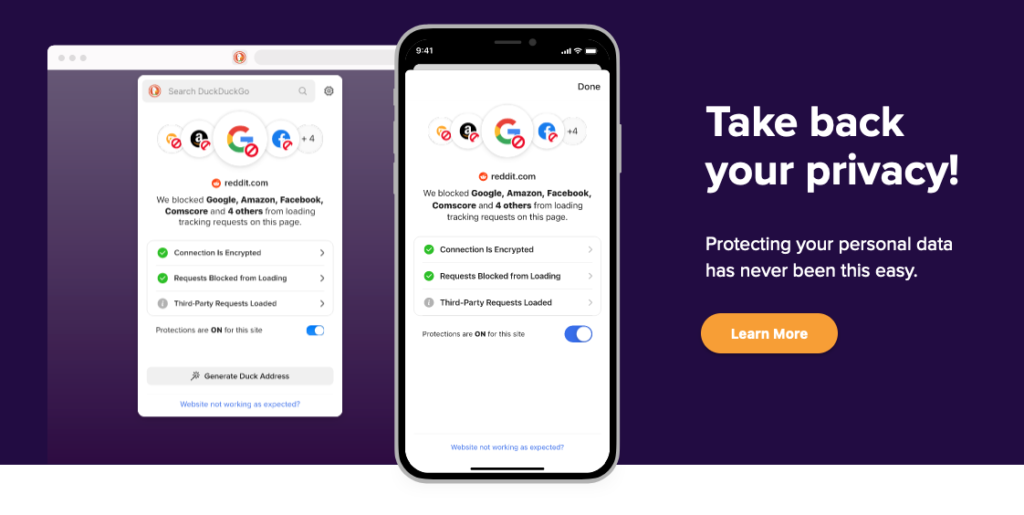 Assignment #5 – Improve your privacy by using DuckDuckGo Extension for ...